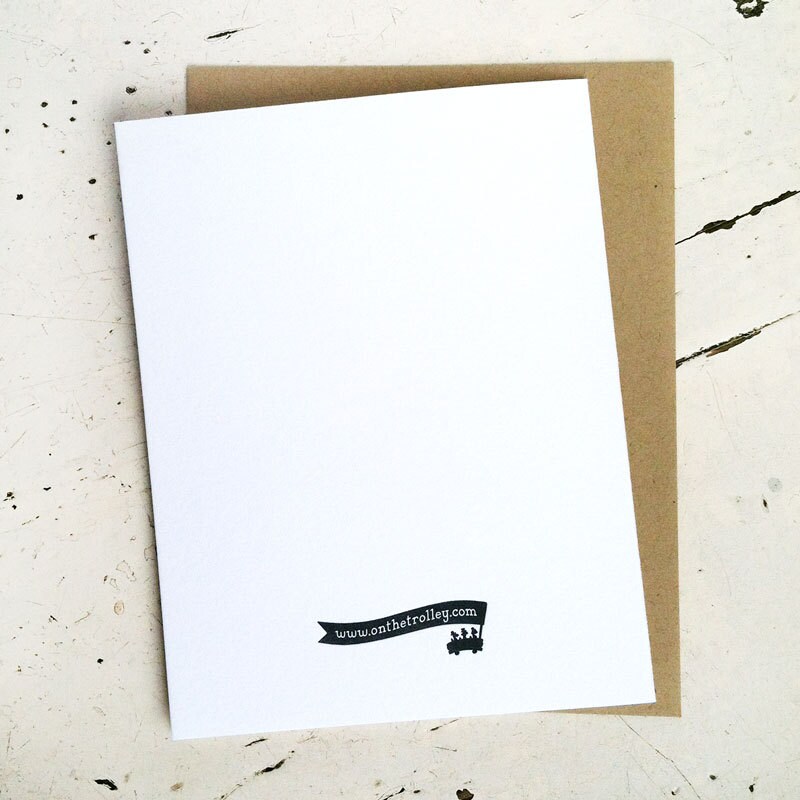 Nice Work, A2 Letterpress Card With Kraft Envelope. Congratulations ...