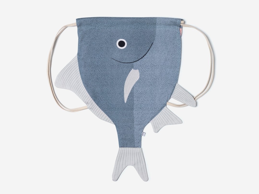 Kid Blue SILVER BIDDY Fish Backpack - Etsy