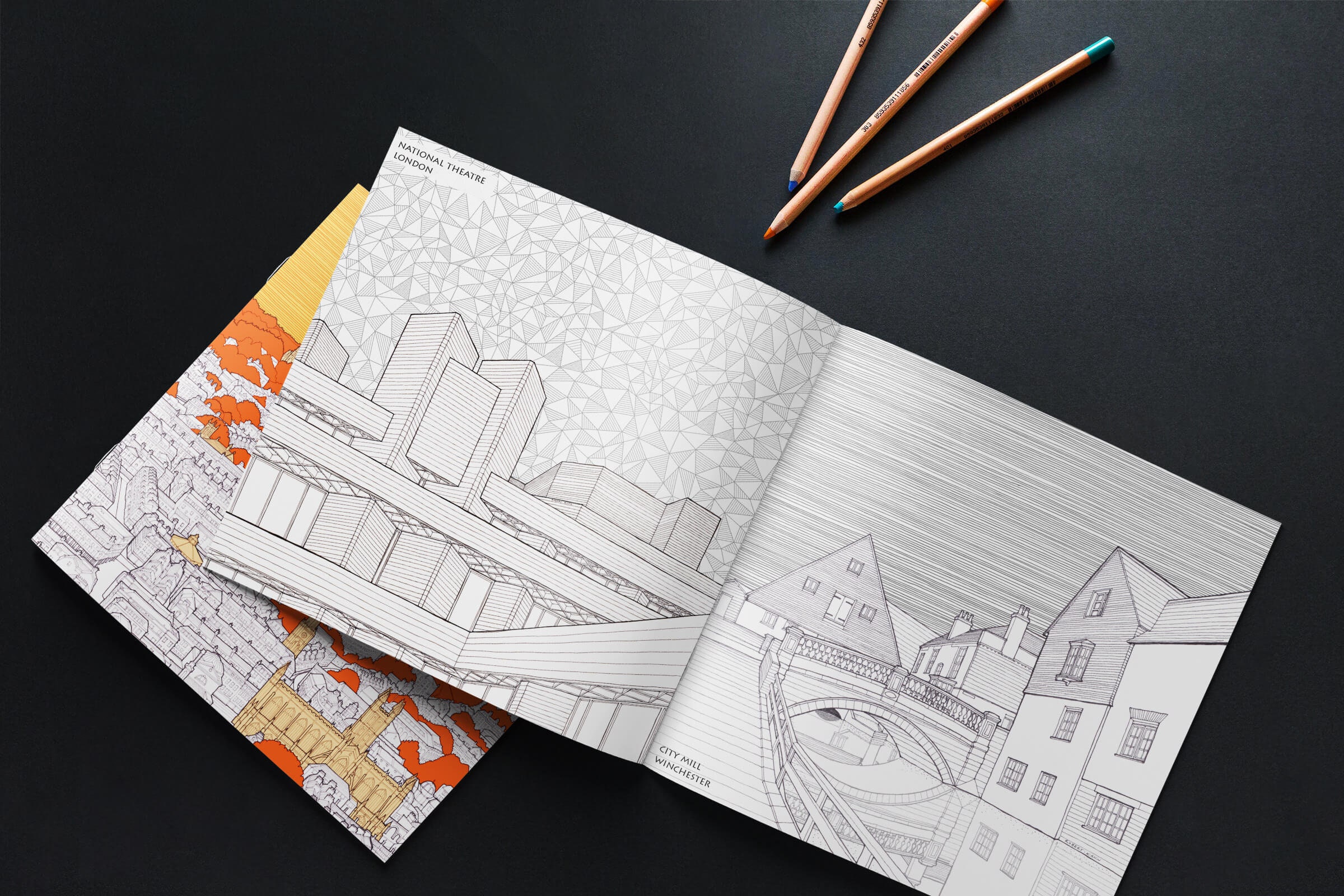 UK Architecture Colouring Book - Unique British Architect Gift, 24 ...