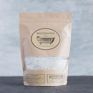 Bathing Salts Egyptian Mint & Eucalyptus. 1 Kg Pack. - Etsy