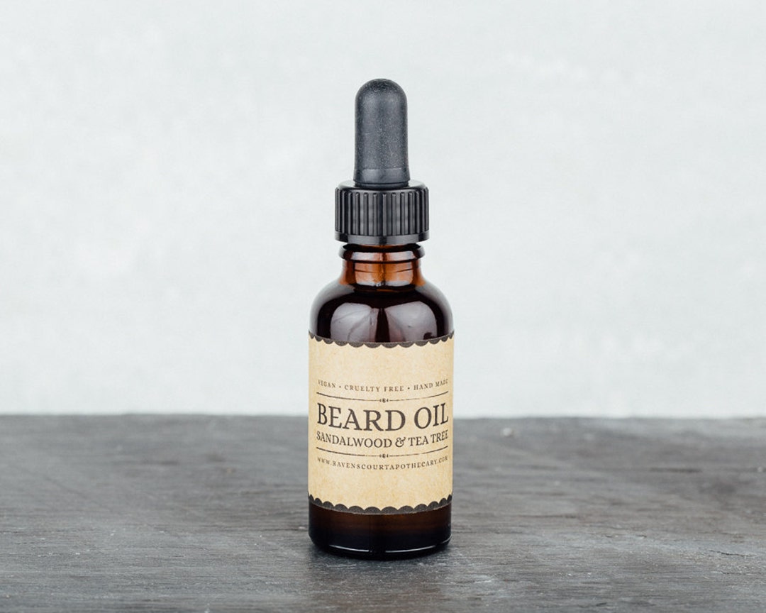 Beard Oil - Sandalwood and Tea Tree. Beard Conditioner. Beard Grooming ...