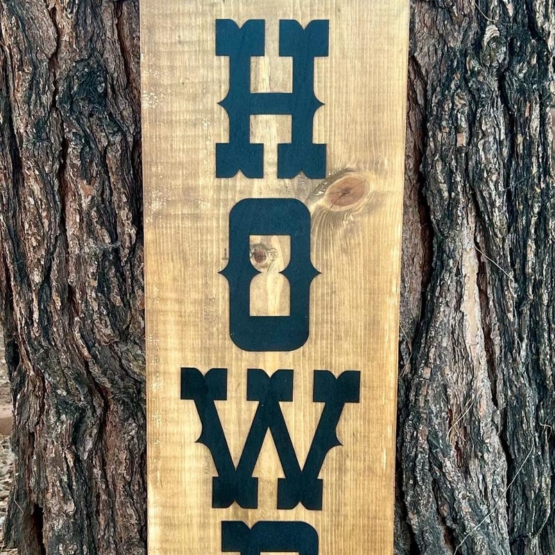 Howdy Sign - Etsy