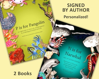 Signed Children's Book: N is for Narwhal ABC of Ocean | Etsy