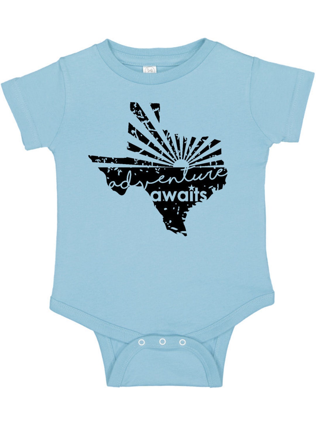 Texas Baby Blue Bodysuit Romper TX - Etsy