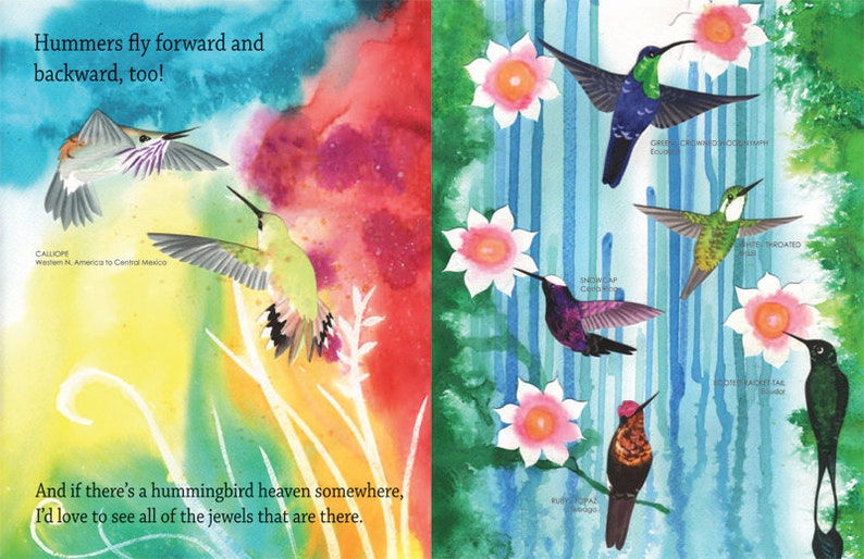 Hummingbird Heaven: a Counting Poem - DIGITAL DOWNLOAD VERSION - Etsy