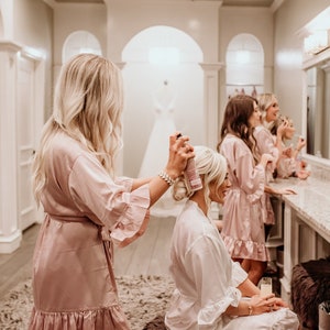 Bridesmaid Getting Ready Robes | Personalized Robes for Bridal Party ...