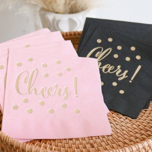 Cheers Napkins qty 25 - Etsy