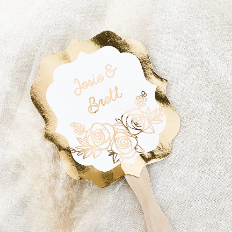 Personalized Hand Fans - Etsy