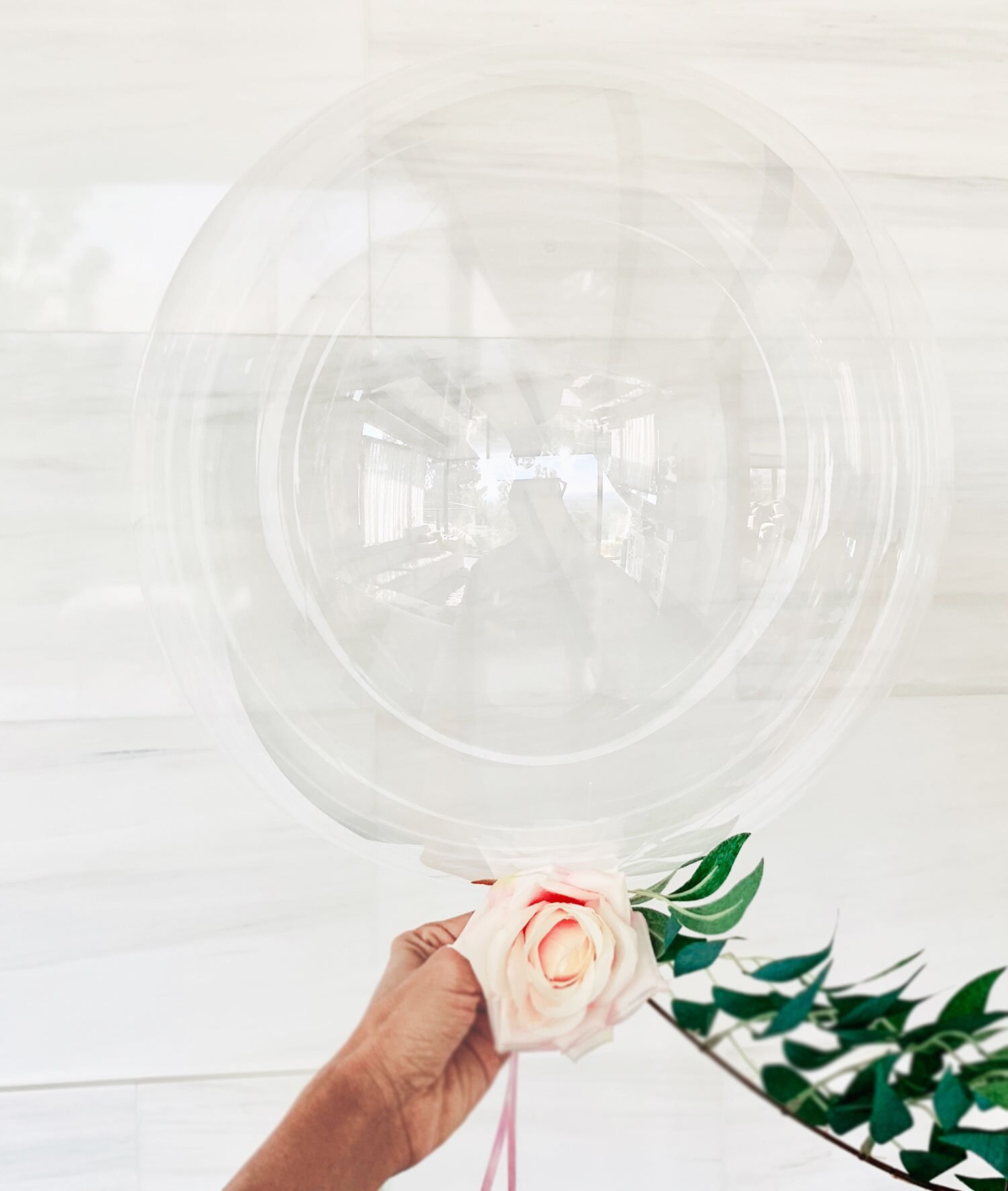 Clear Balloons set of 2 24 inch Balloon Decorations Large | Etsy