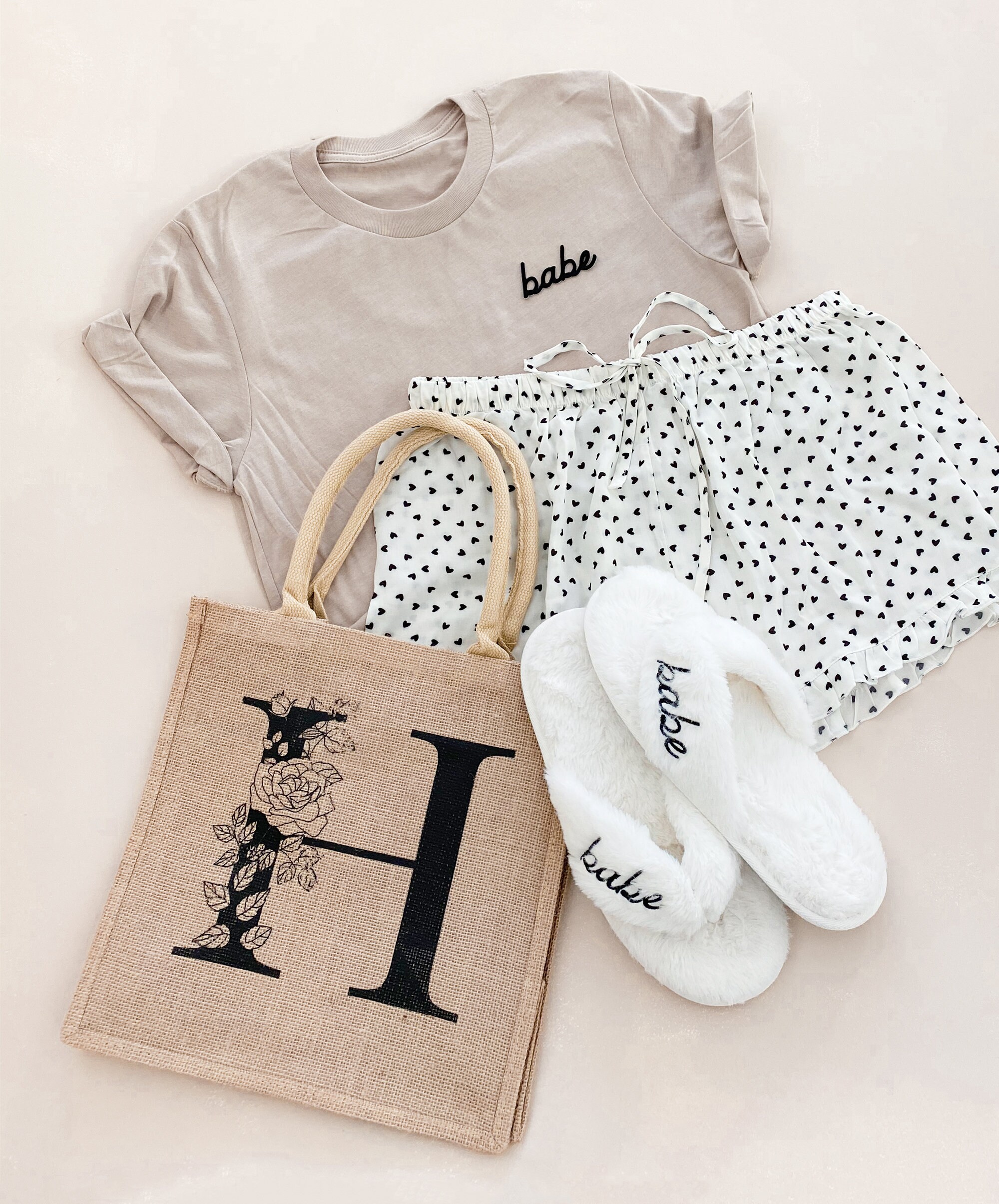 Monogram Tote Bag Market Bag Initial Shopping Bag Monogrammed | Etsy