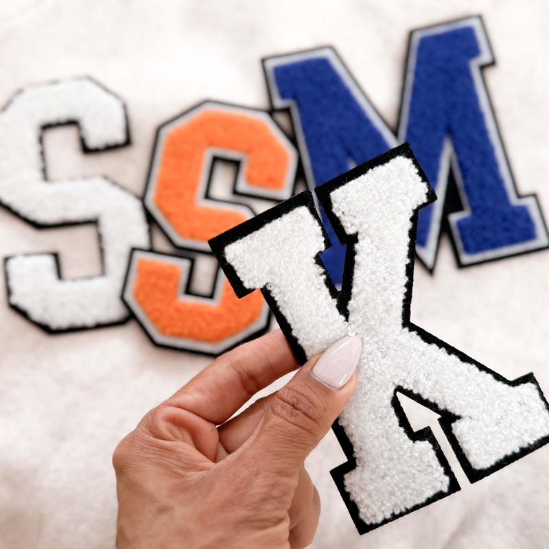 Clothing Letter Patches - Etsy