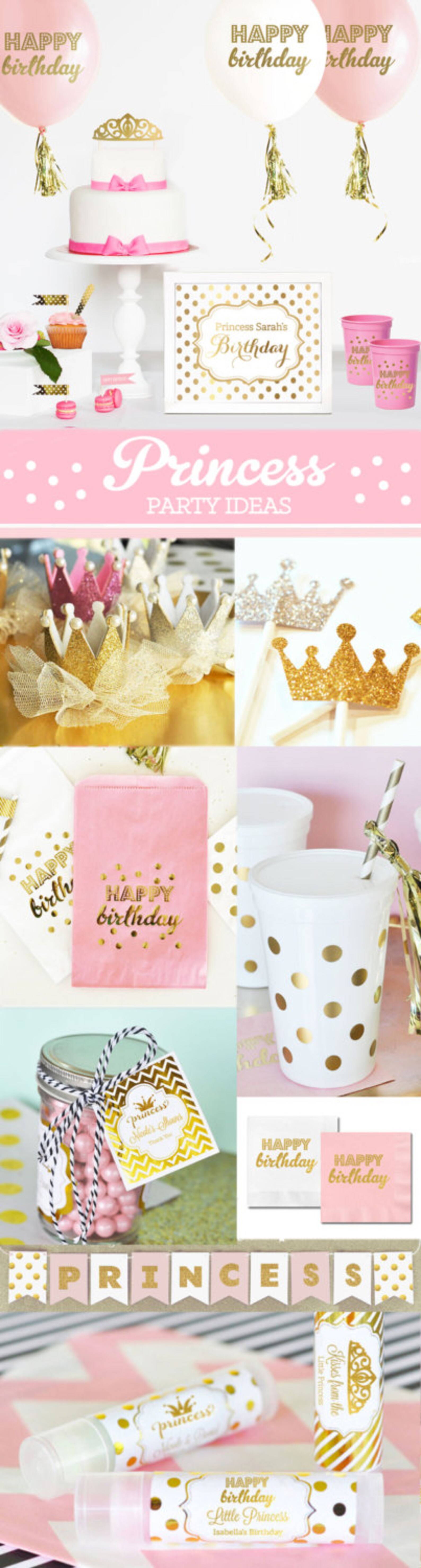 Princess Birthday Favors Princess Party Favor Princess Favor - Etsy