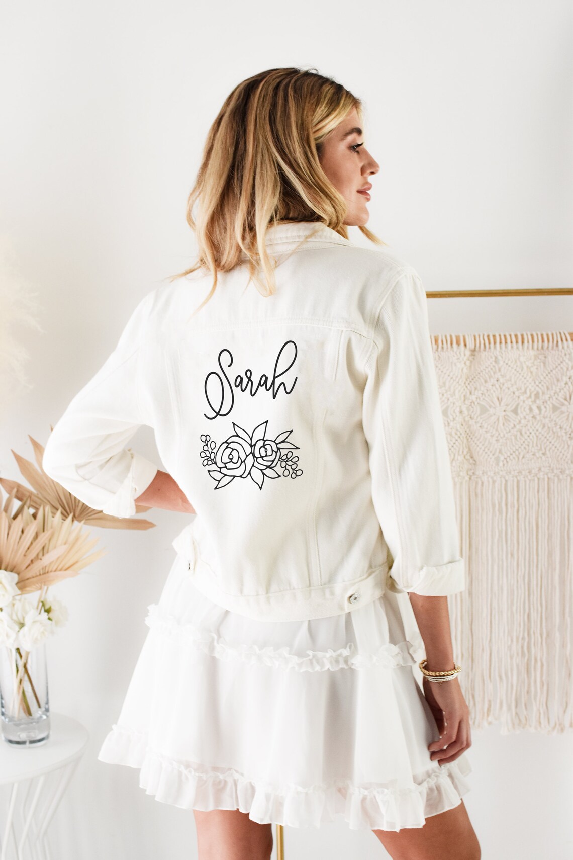 Custom Bride Jacket Wedding Day Jacket Bride Jean Jacket - Etsy