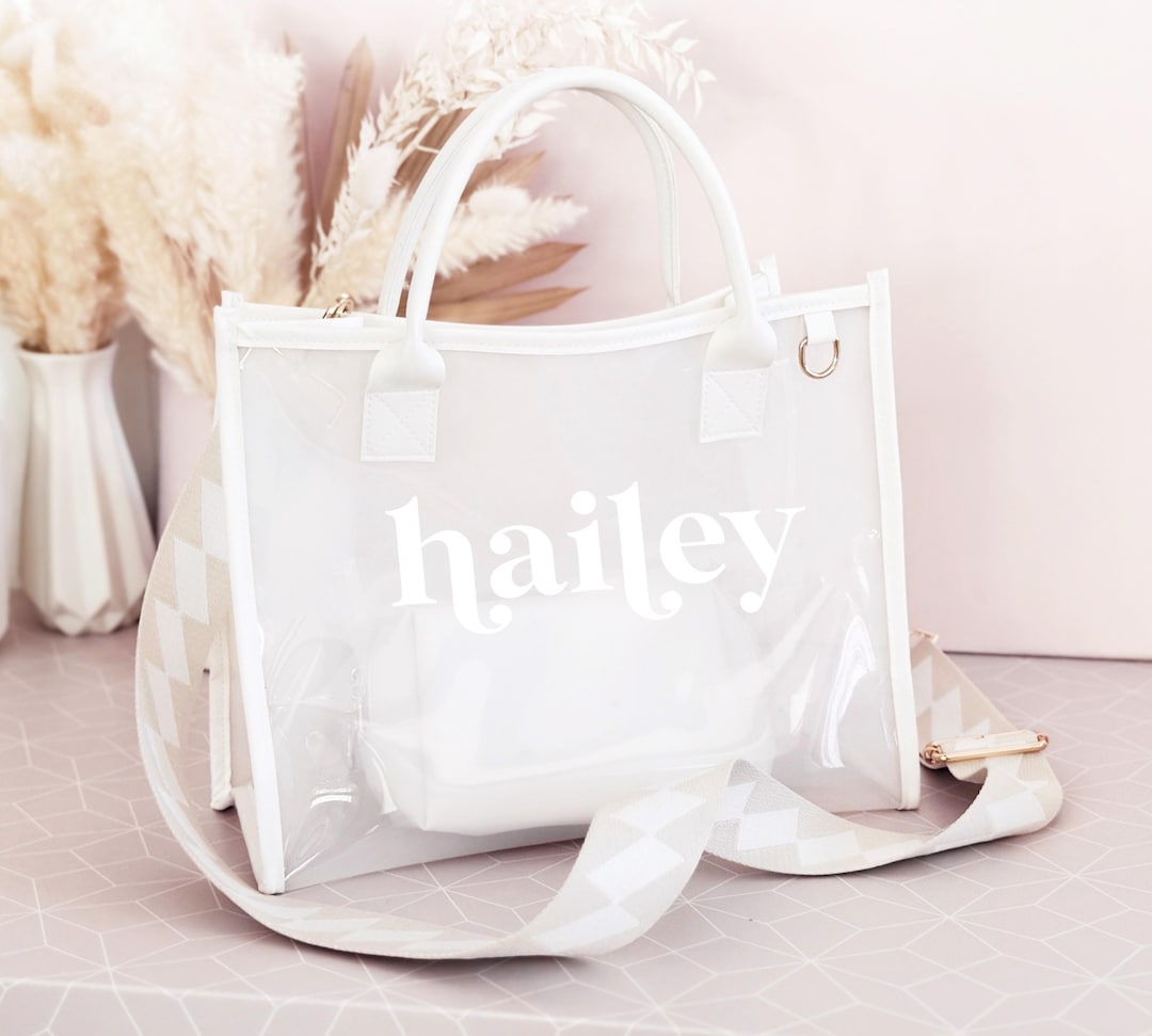 Clear Stadium Bags Personalized Tote for Her Custom Birthday Gifts Idea ...