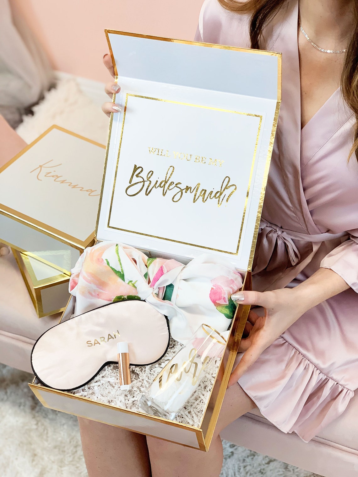 Bridesmaid Box Gifts Bride Gift Box Bridal Party Box DIY | Etsy