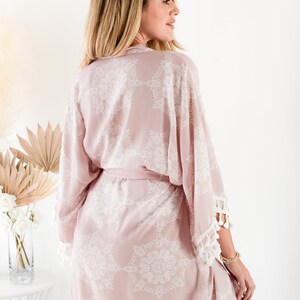 Boho Robe Boho Bridesmaid Robe Bridesmaid Gift Ideas Boho Bride Gift ...