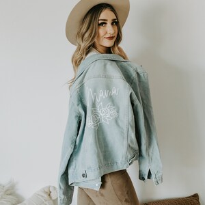 MAMA Jacket - Mom Jean Jacket - Mama Denim Jacket New Mom Gift Baby ...