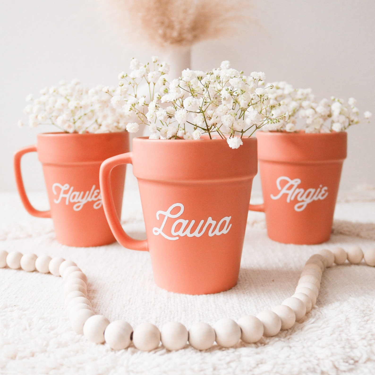 Coffee Mug Personalized Flower Pot Mug for Women Pottery Plant - Etsy