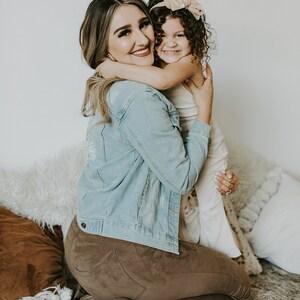 MAMA Jacket - Mom Jean Jacket - Mama Denim Jacket New Mom Gift Baby ...