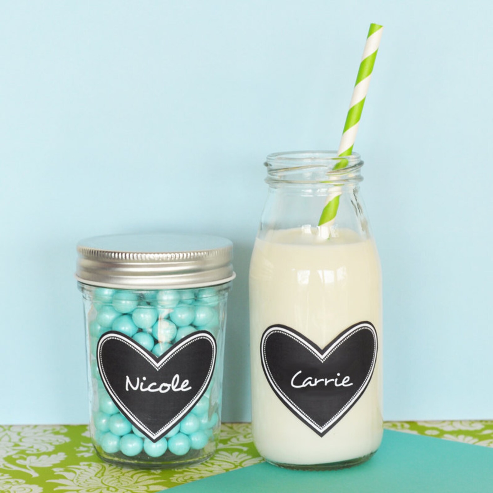 Chalkboard Stickers Chalkboard Labels Chalk Board Labels - Etsy