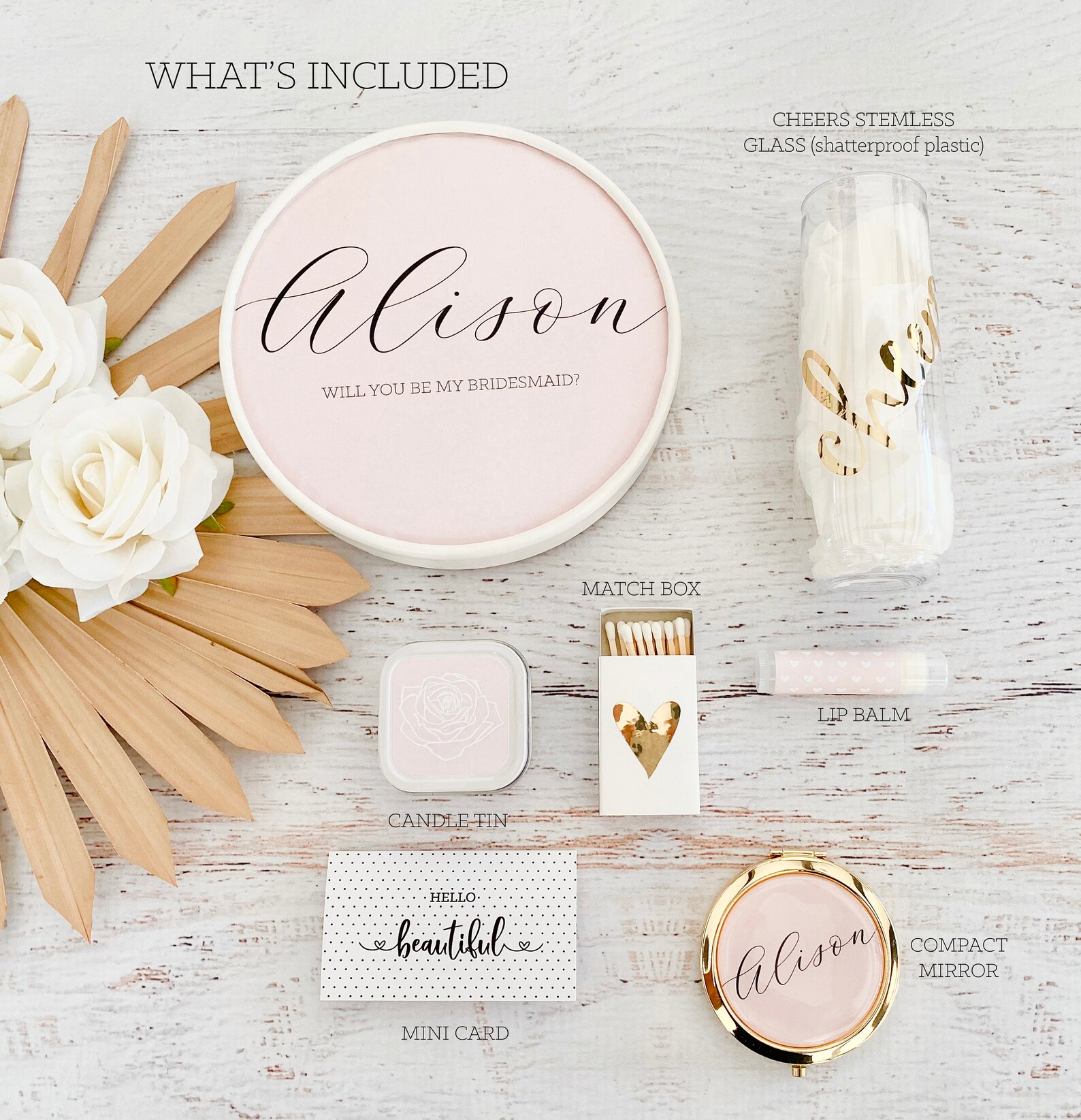 Coral Bridesmaid Proposal Gift Box Coral Bridesmaid Gift Box - Etsy