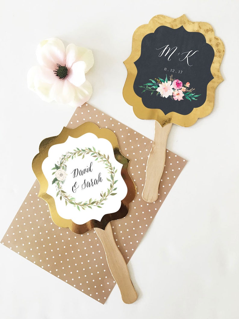 Wedding Fans Personalized Hand Fans Wedding Fan Favors Rustic - Etsy