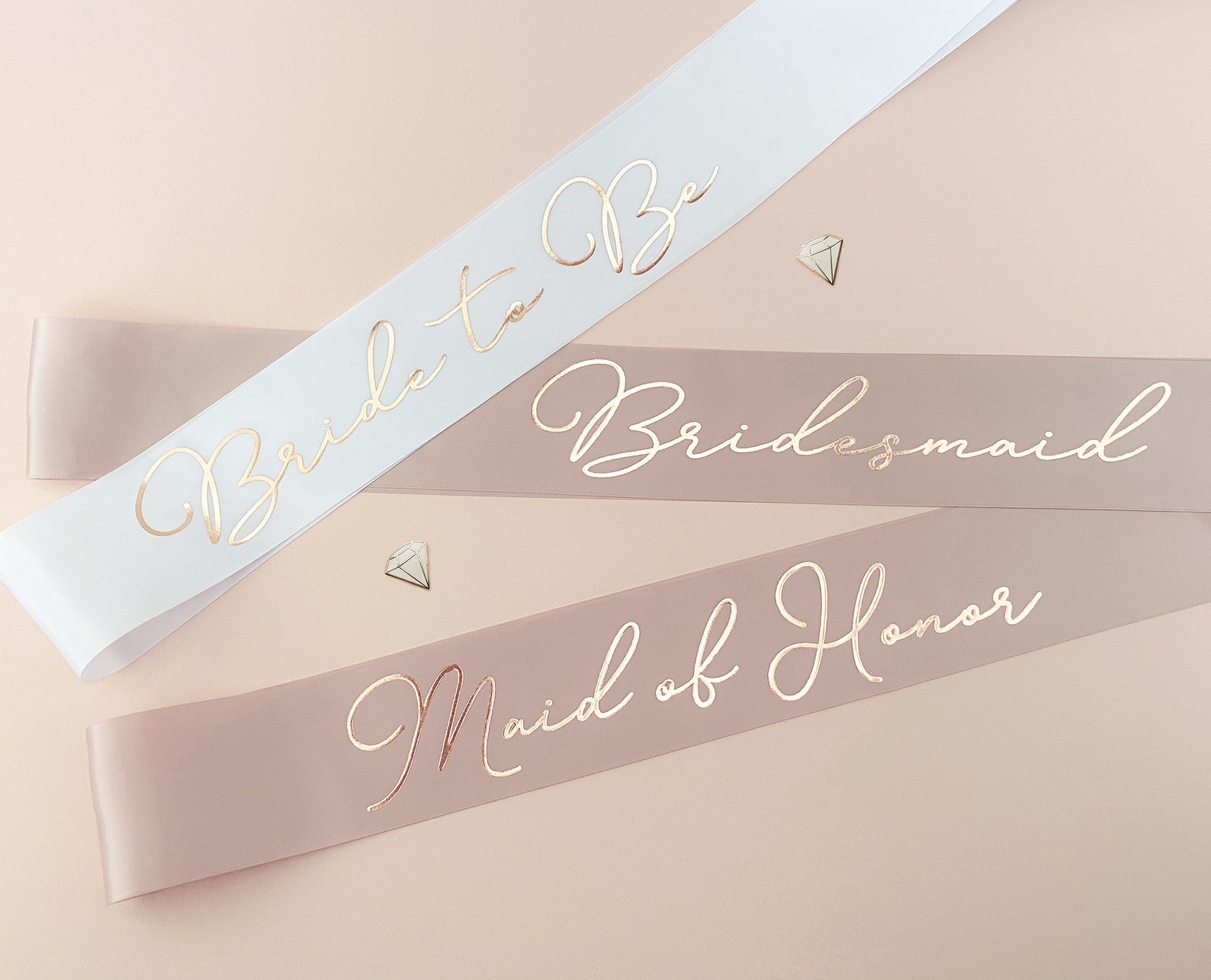 Bridesmaid Sash Set YOU CHOOSE QTY Maid of Honor Sash Bridal - Etsy