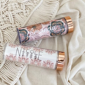 Boho Tumbler Bridesmaid Tumbler Cup Boho Gifts for Her Boho ...