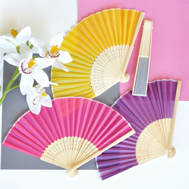 Silk Fan - Etsy