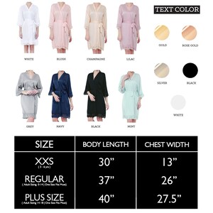 PLUS SIZE Bride Robe Personalized Bride Robes Mrs Robe PLUS Size Satin ...