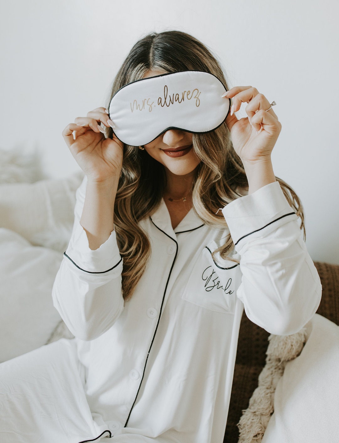 Bride Sleep Mask Mrs Sleep Mask Bride to Be Gift Bridal Shower Gift for ...