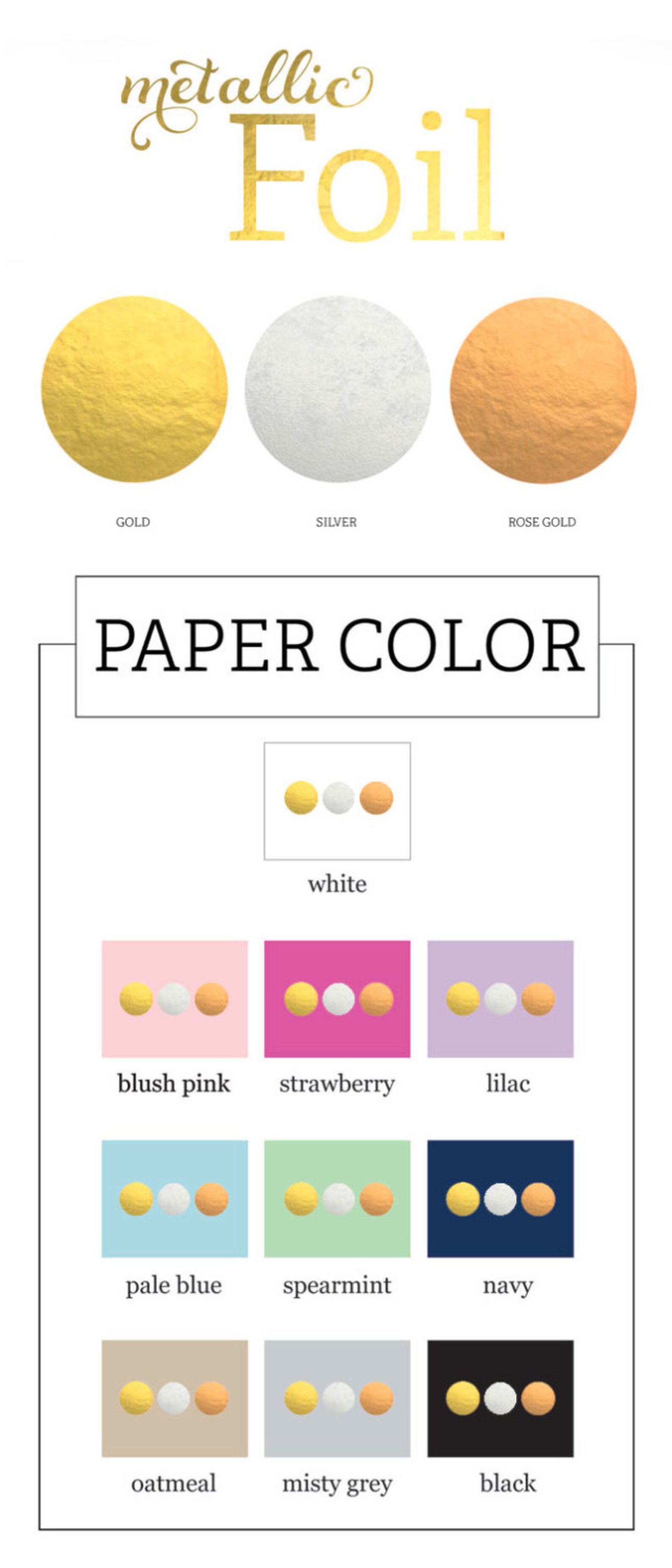 Foil Print Custom Gold Foil Print Custom Foil Print Typography - Etsy