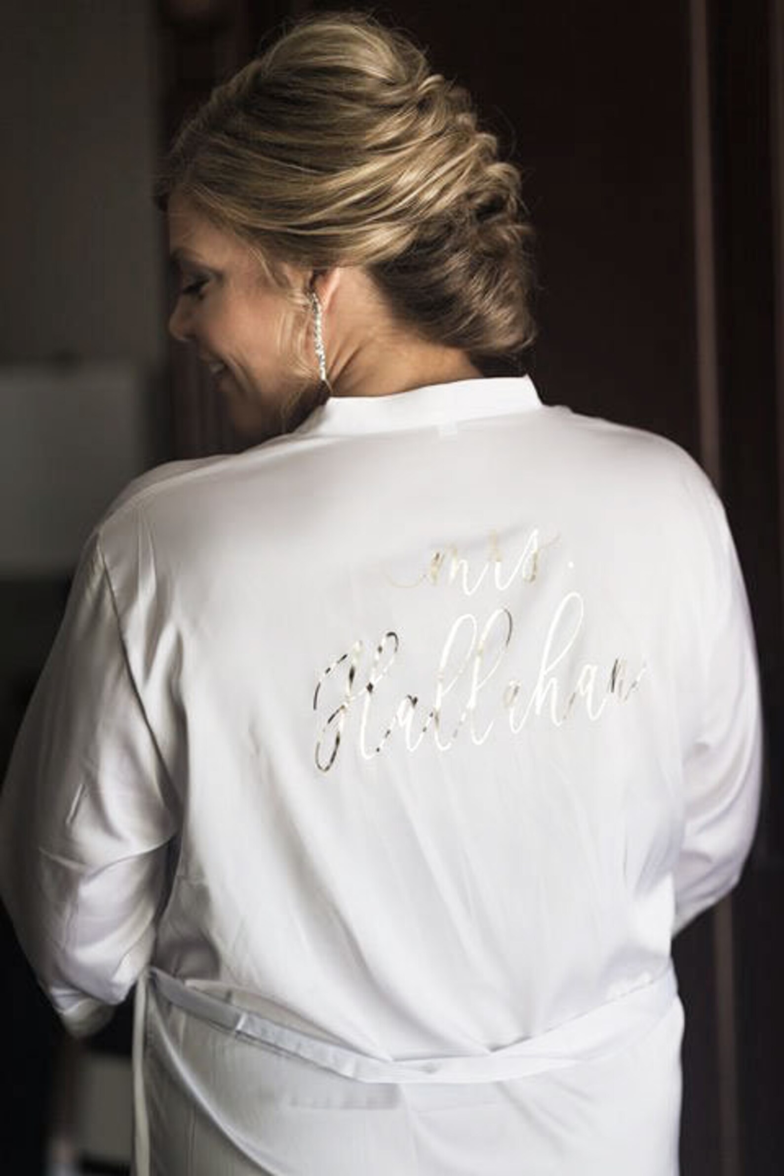 PLUS SIZE Bride Robe Personalized Bride Robes Mrs Robe PLUS - Etsy