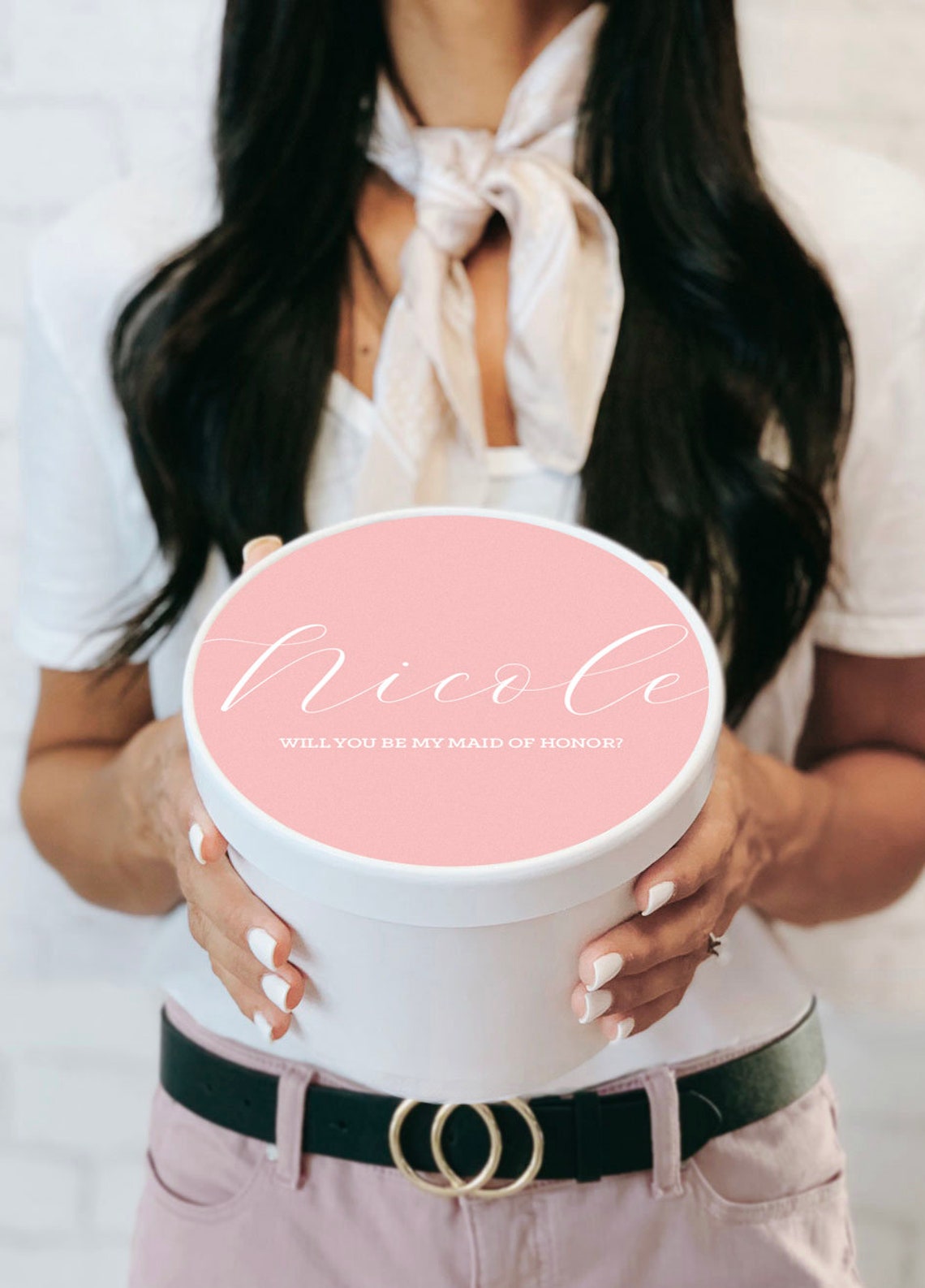 Coral Bridesmaid Proposal Gift Box Coral Bridesmaid Gift Box | Etsy