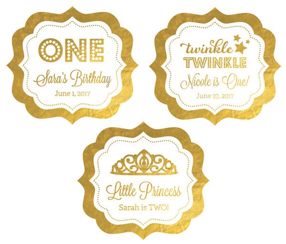 1st Birthday Stickers - 1st Birthday Labels - First Birthday Stickers ...
