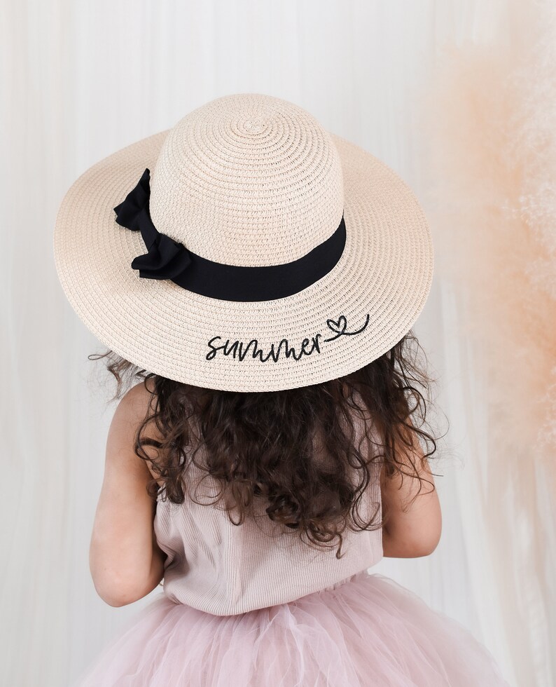 Tween Girl Birthday Gift Ideas Little Girls Beach Hat Girl | Etsy