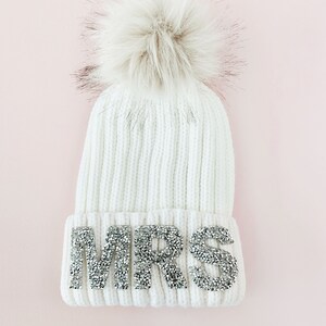 MRS Beanie Hat - Bride Beanie Hat Bridal Shower Gift for Bride to Be ...