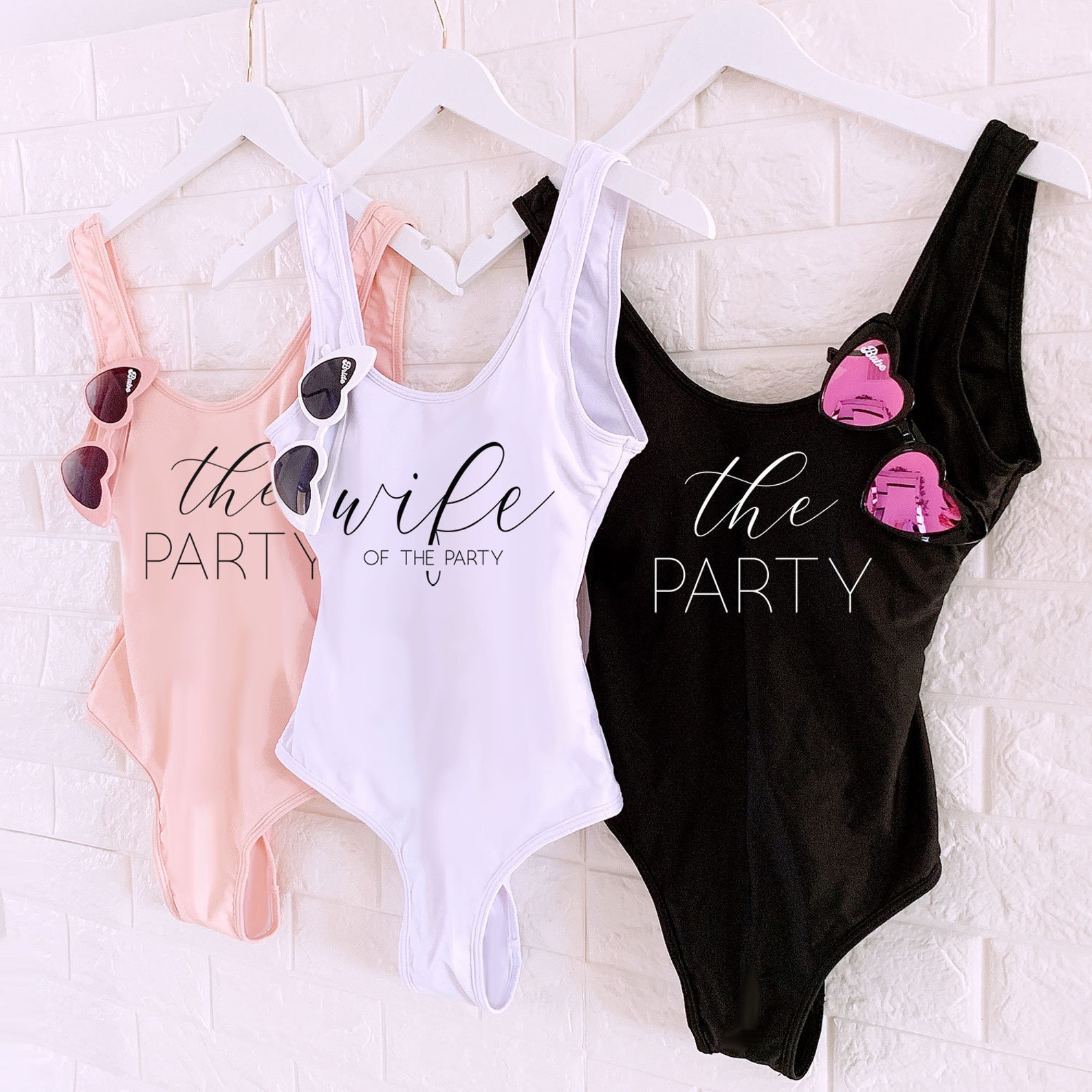 Bachelorette Swimsuits Matching Bride And Bridesmaid Swimsuits Etsy