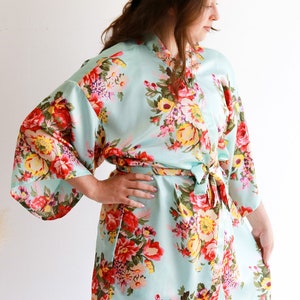 Floral Bridesmaid Robes Set - You Choose Qty - Floral Bridal Robes ...