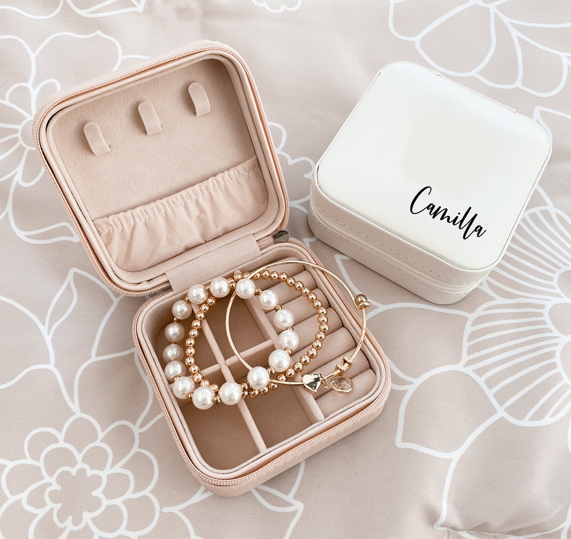 Personalized Jewelry Boxes Bridesmaid Jewelry Box Bridesmaid Etsy