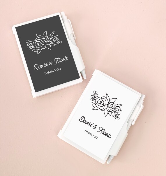 Unique Wedding Favors For Guests Notebook Favors Wedding Favor Ideas ...