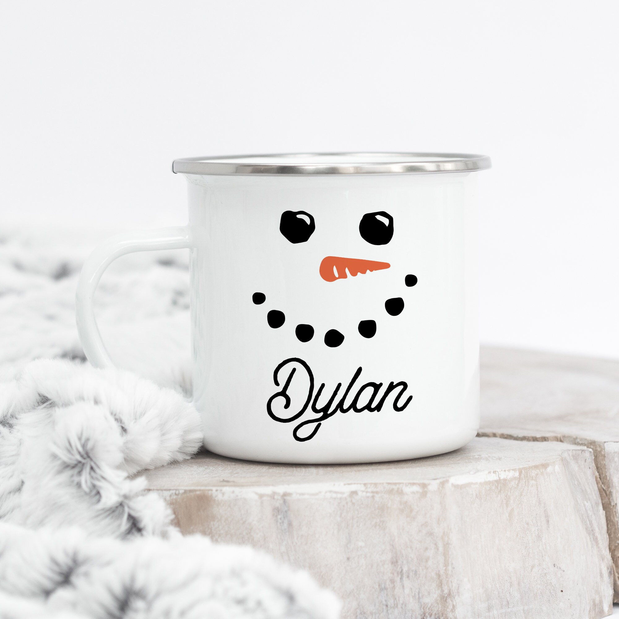 Snowman Mug Personalized Mug Camper Mug Holiday Mug Winter - Etsy