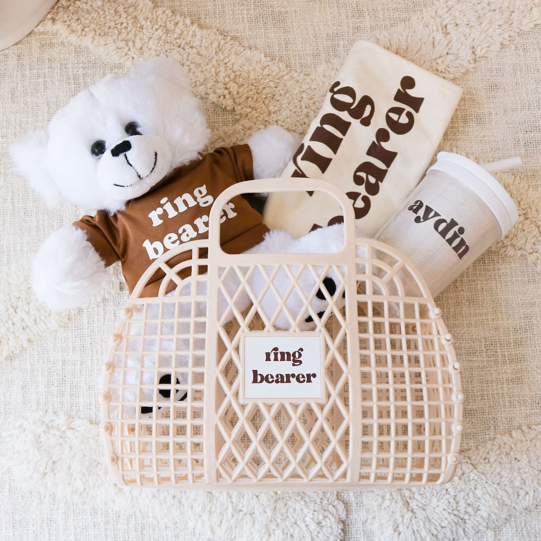 Ring Bearer Gift Bag for Ring Bearer With Name Custom Gifts Little Boy ...