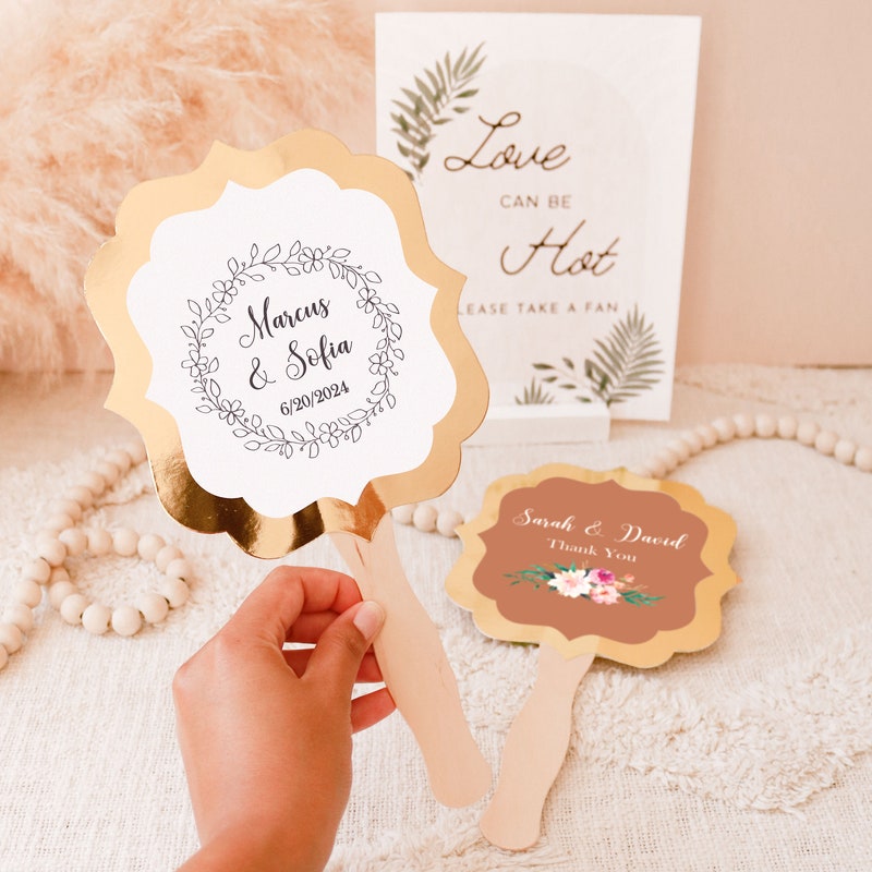 Wedding Hand Fans - Etsy
