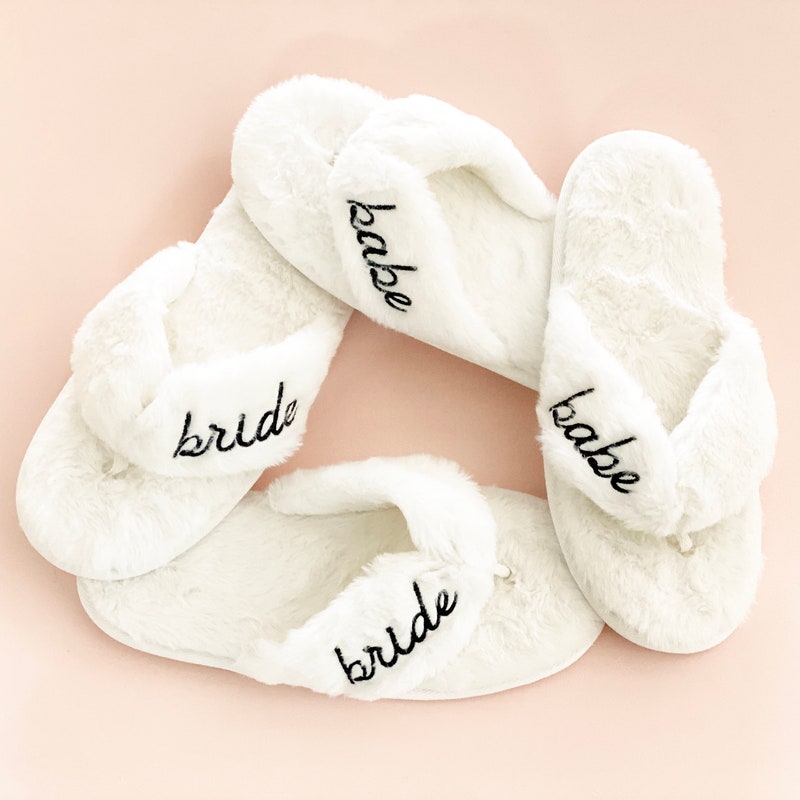 Bride Slippers - Etsy