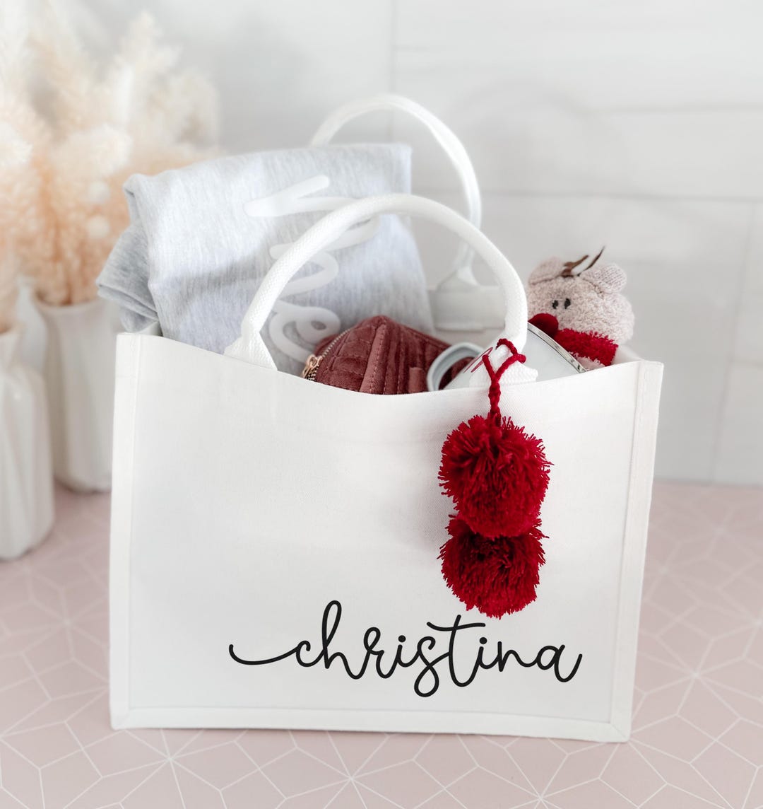 Christmas Holiday Gift Bag Personalized for Friend Coworker Family ...