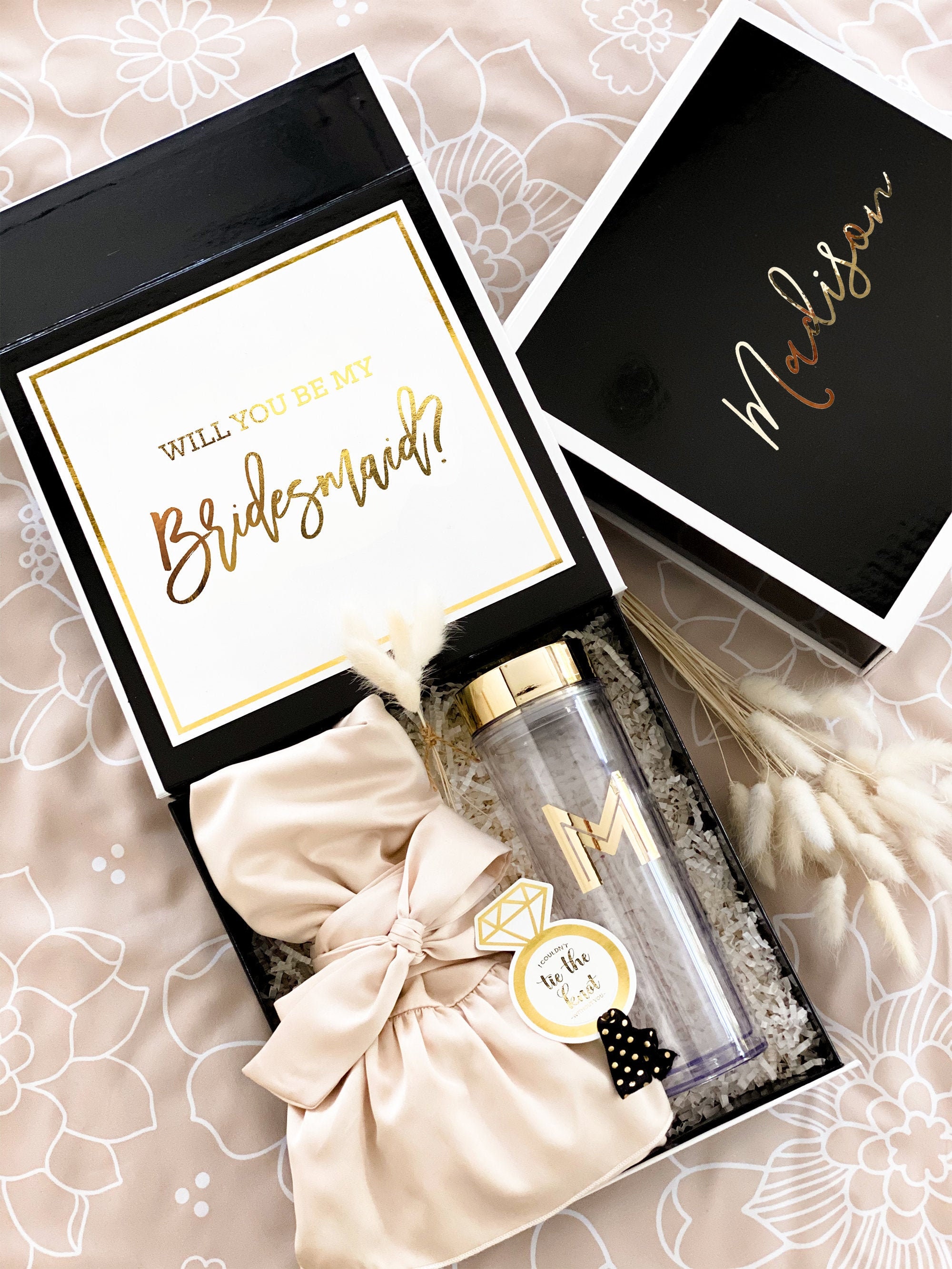 Bridesmaid T Box Personalized Bridesmaid Box Bride T Box Etsy