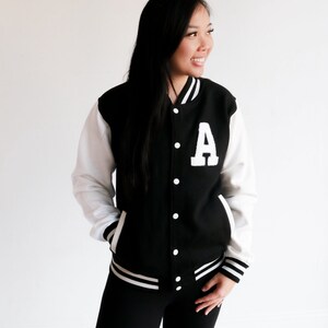 Monogram Bridesmaid Jackets W/ Initial Patch Bridesmaid Gift Ideas ...