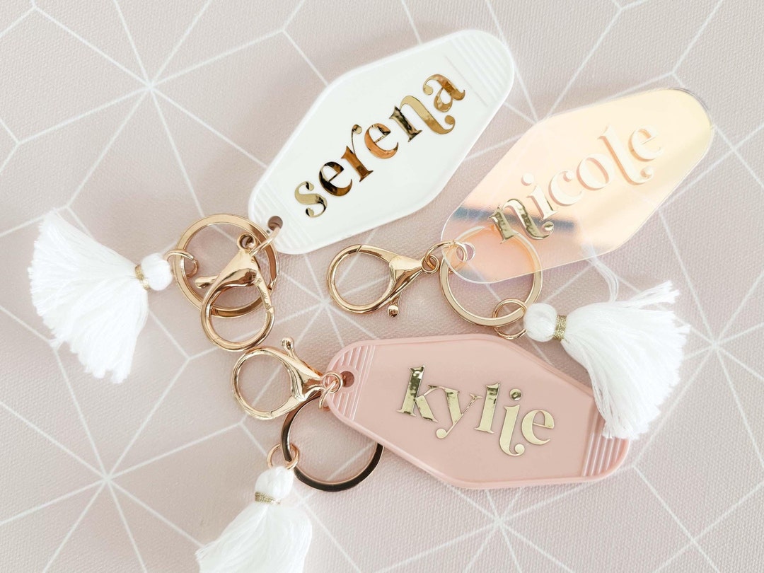 Motel Key Chains Personalized Hotel Car Keychain for Women Retro ...
