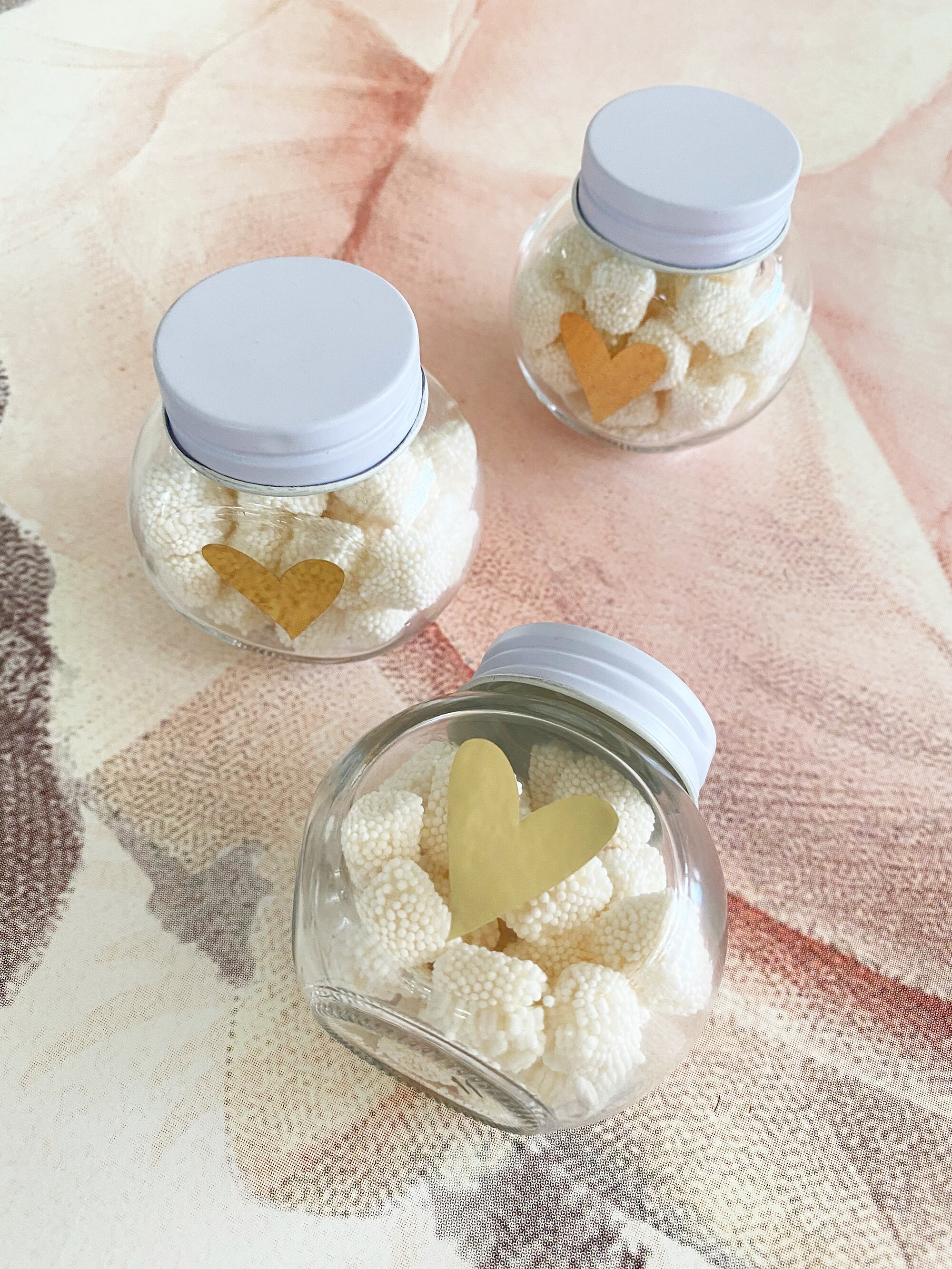 Wedding Candy Jars Heart Favor Jars Wedding Favor Jars Bridal - Etsy